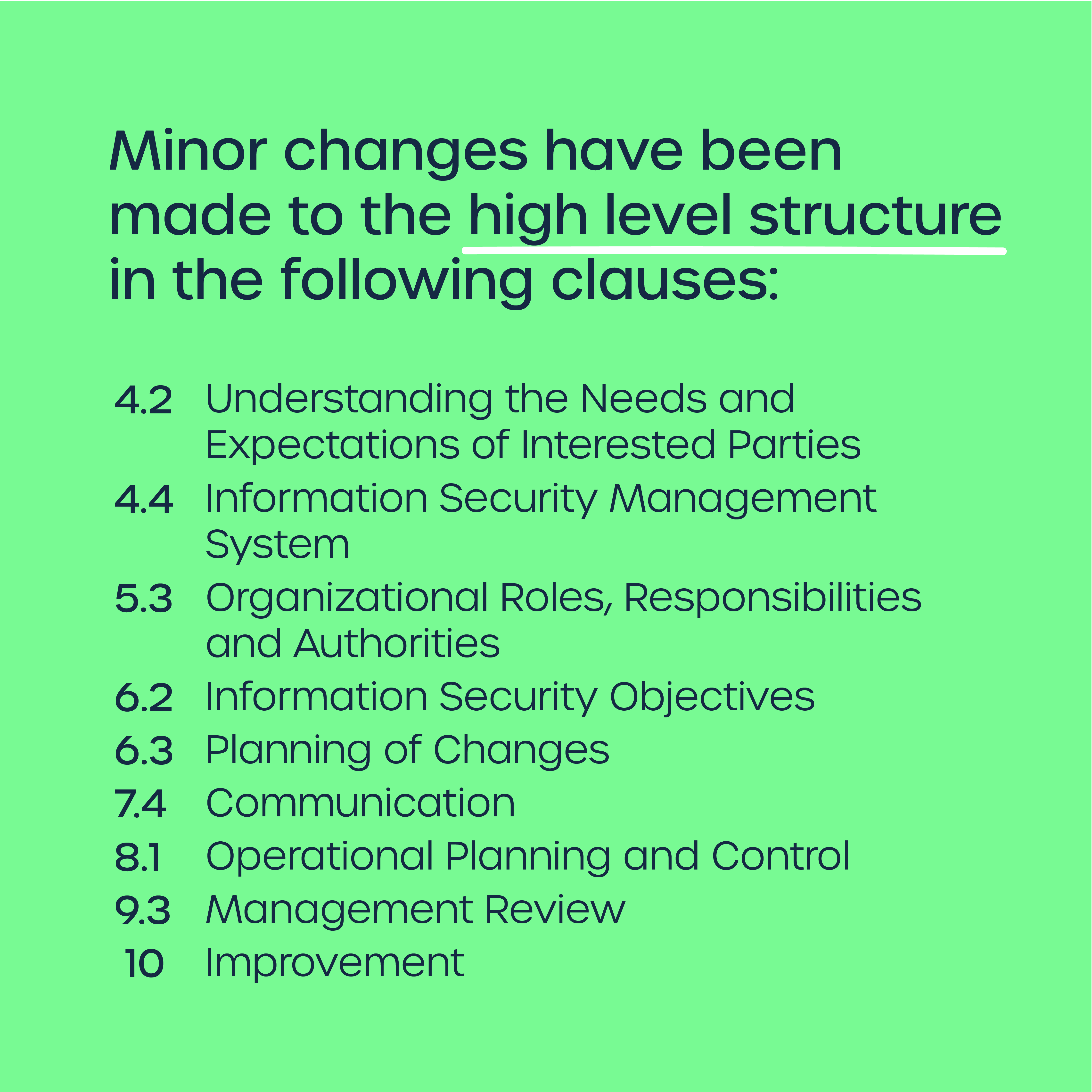 ISO 27001 - time for a change | Waterstons